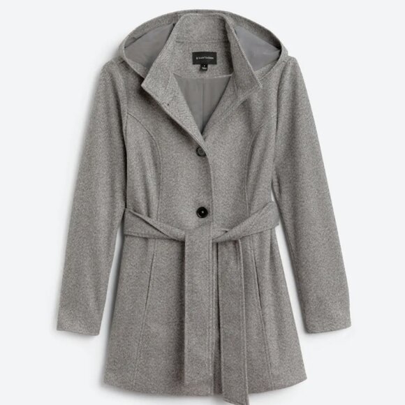 41 Hawthorn | Jackets & Coats | Nwot 4 Hawthorn L Grey Kelsey Tie Waist ...